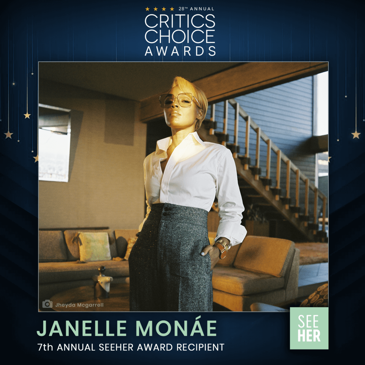 JANELLE MONÁE TO RECEIVE 7TH ANNUAL SEEHER AWARD AT THE 28TH ANNUAL ... JANELLE MONÁE TO RECEIVE 7TH ANNUAL SEEHER AWARD AT THE 28TH ANNUAL ...